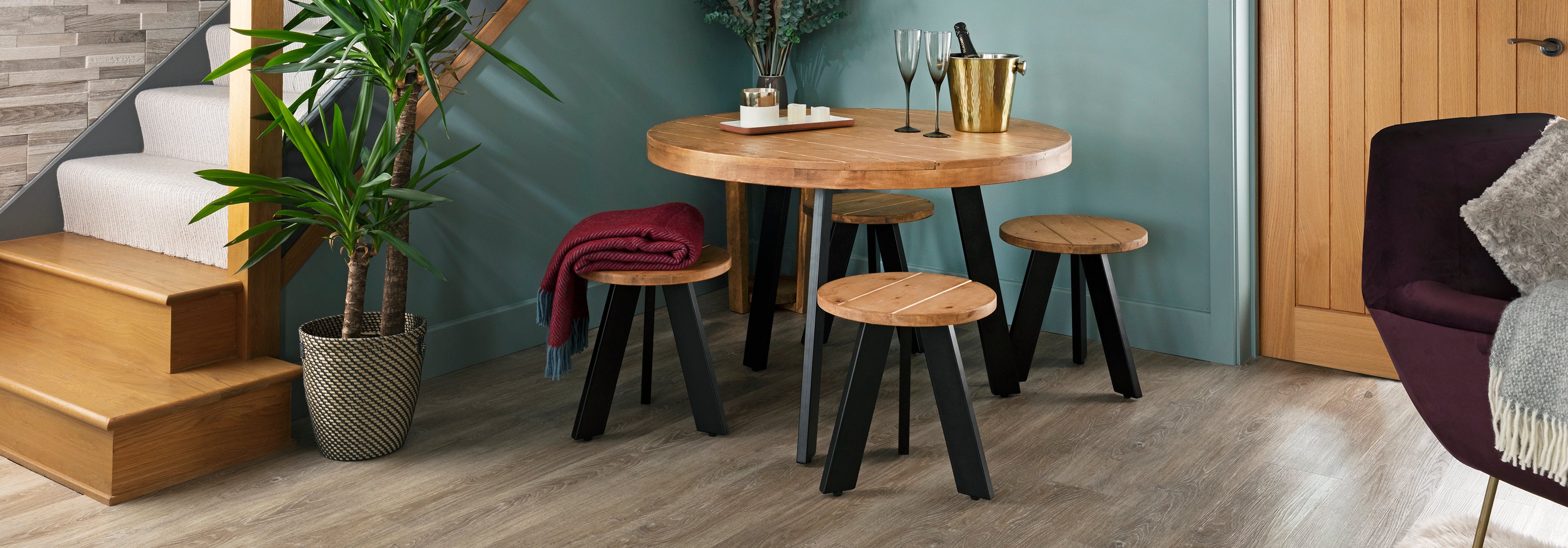 Industrial Style Dining Room Furniture | Hunter Collection