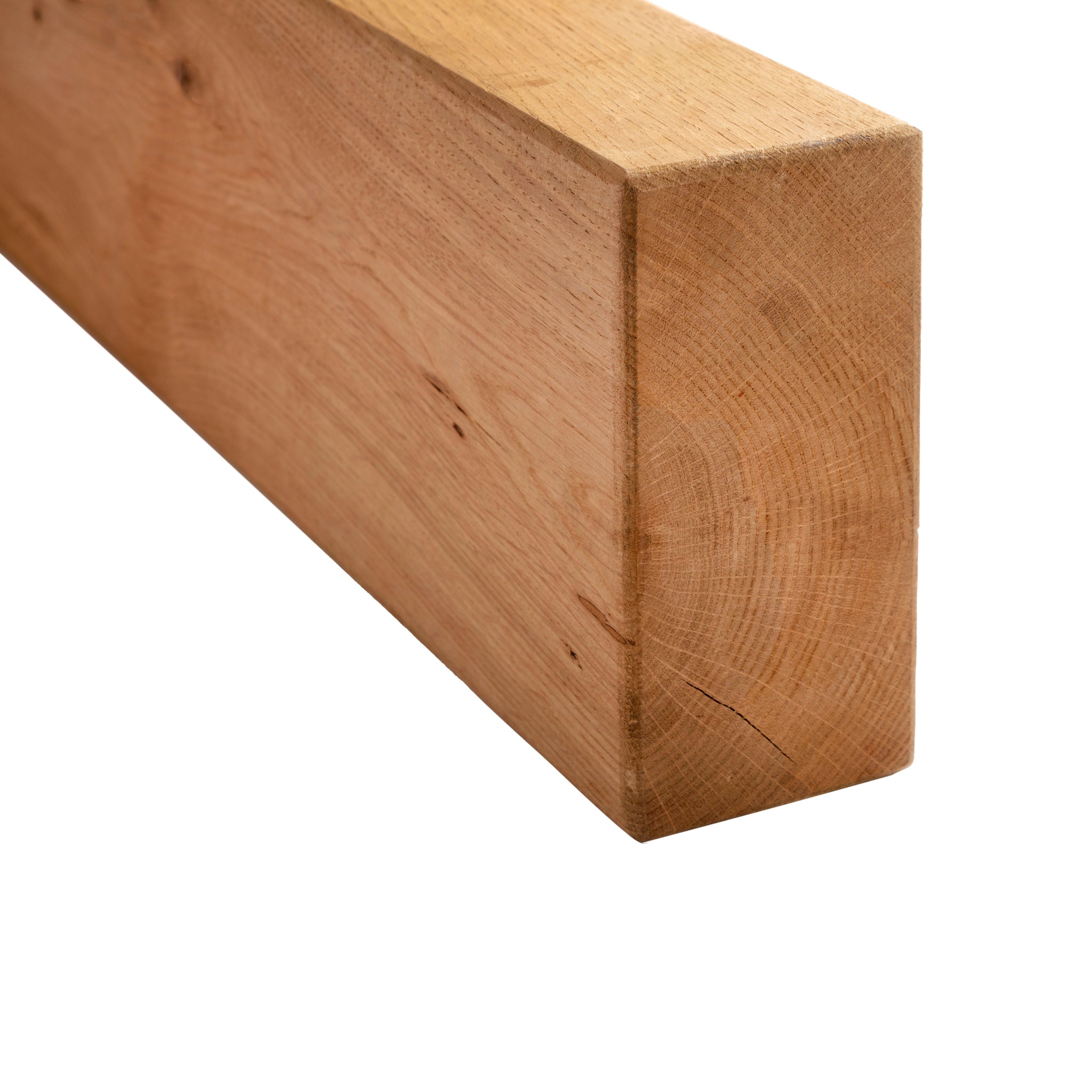 Solid Oak Mantel Beam | 4 x 8" | Handmade 3-5 Days