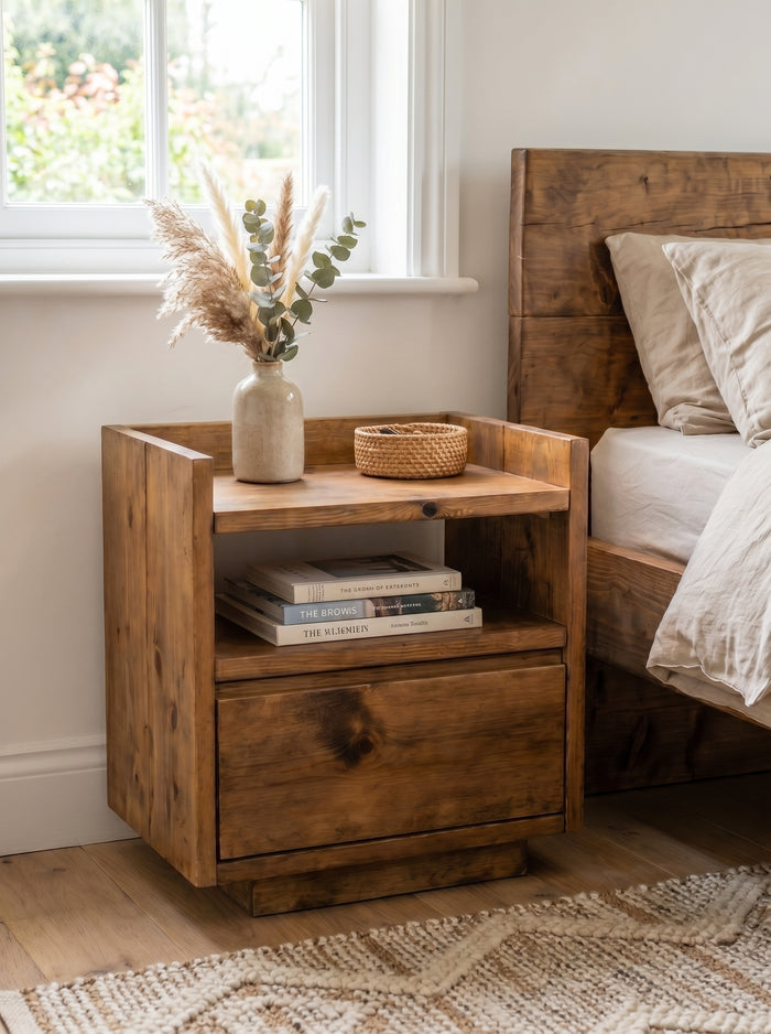 Modern Tray Top Style Bedside Table | Baltic Bedside Table – Funky ...