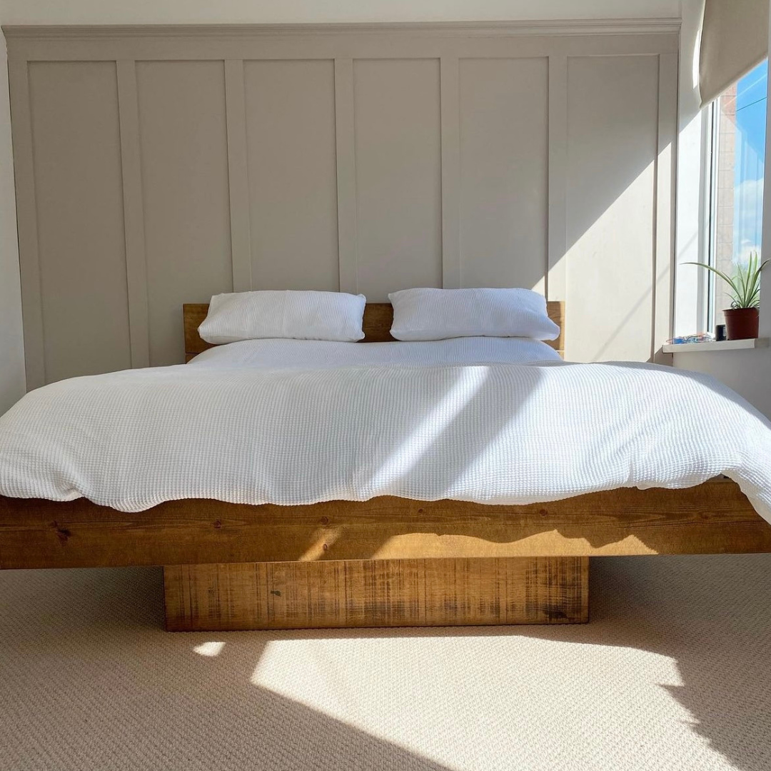 Baltic Wooden Floating Bed Frame | British Craftmanship | 25 Year Guarantee