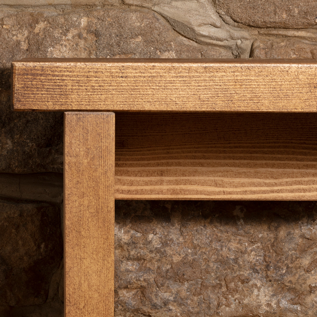 Chopwell Console Table | Rustic Solid Wood | UK Made
