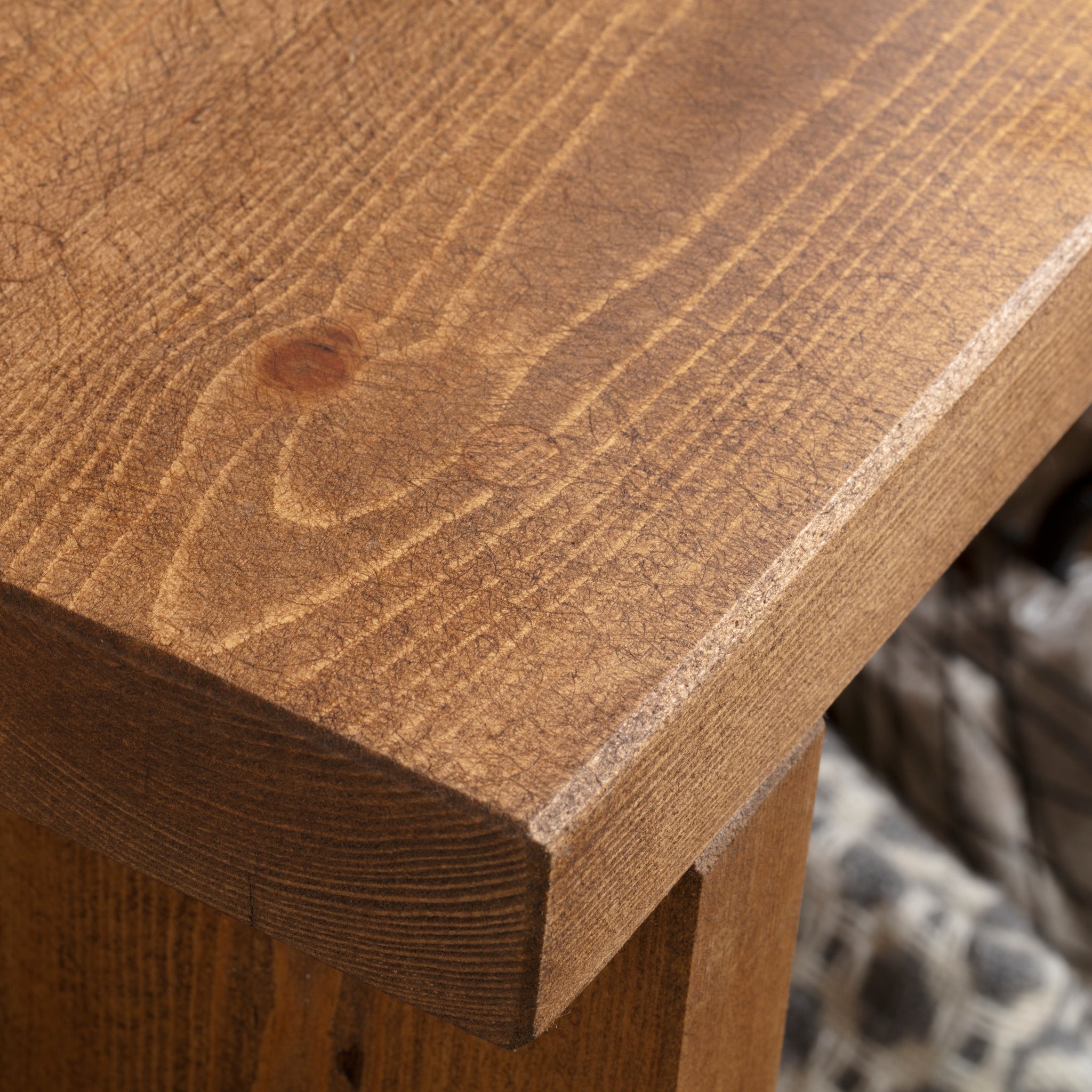 Chopwell Console Table | Rustic Solid Wood | UK Made