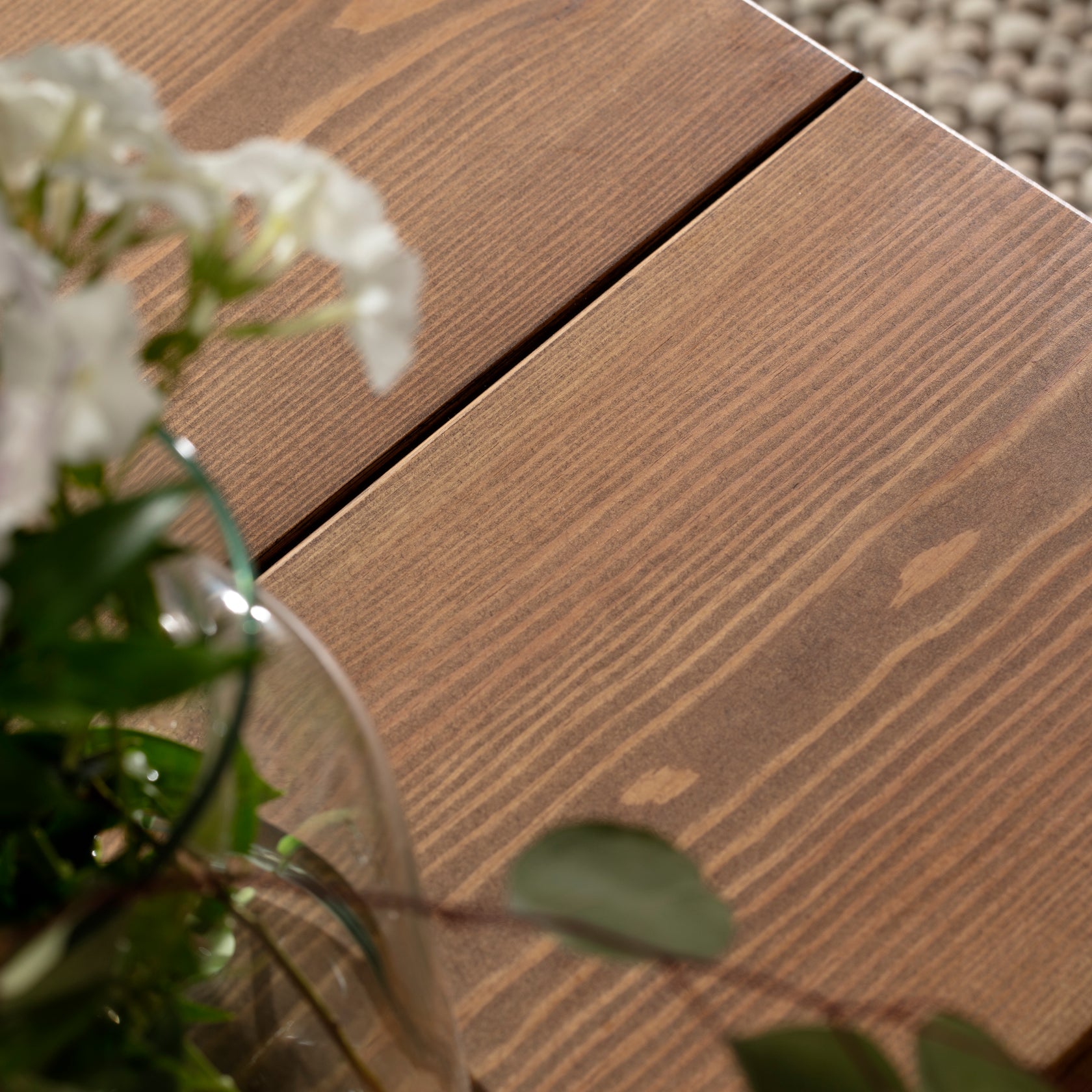 Square Wooden Coffee Table | Handmade Scandi Coffee Table