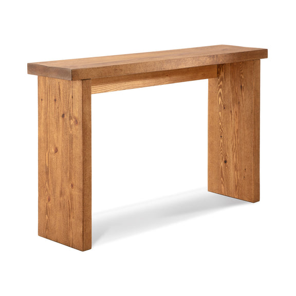 Narrow Rustic Console Table | Chopwell Wood Console Table