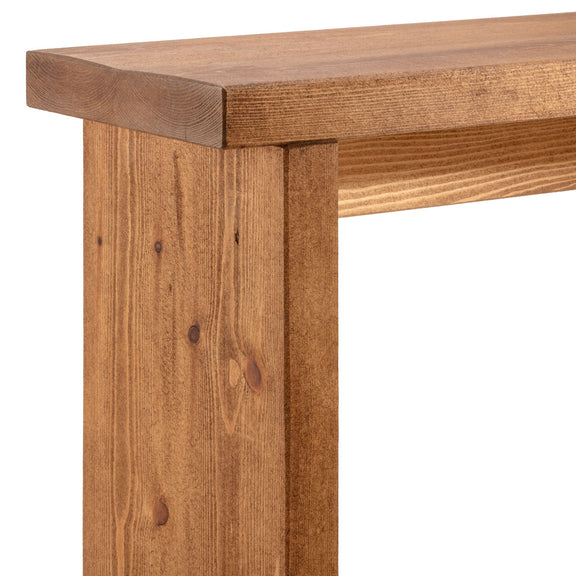 Narrow Rustic Console Table | Chopwell Wood Console Table