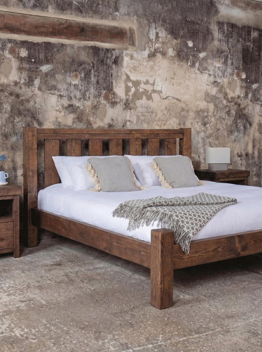 Wooden Bed Frames | Solid & Chunky Handmade Beds – Funky Chunky Furniture