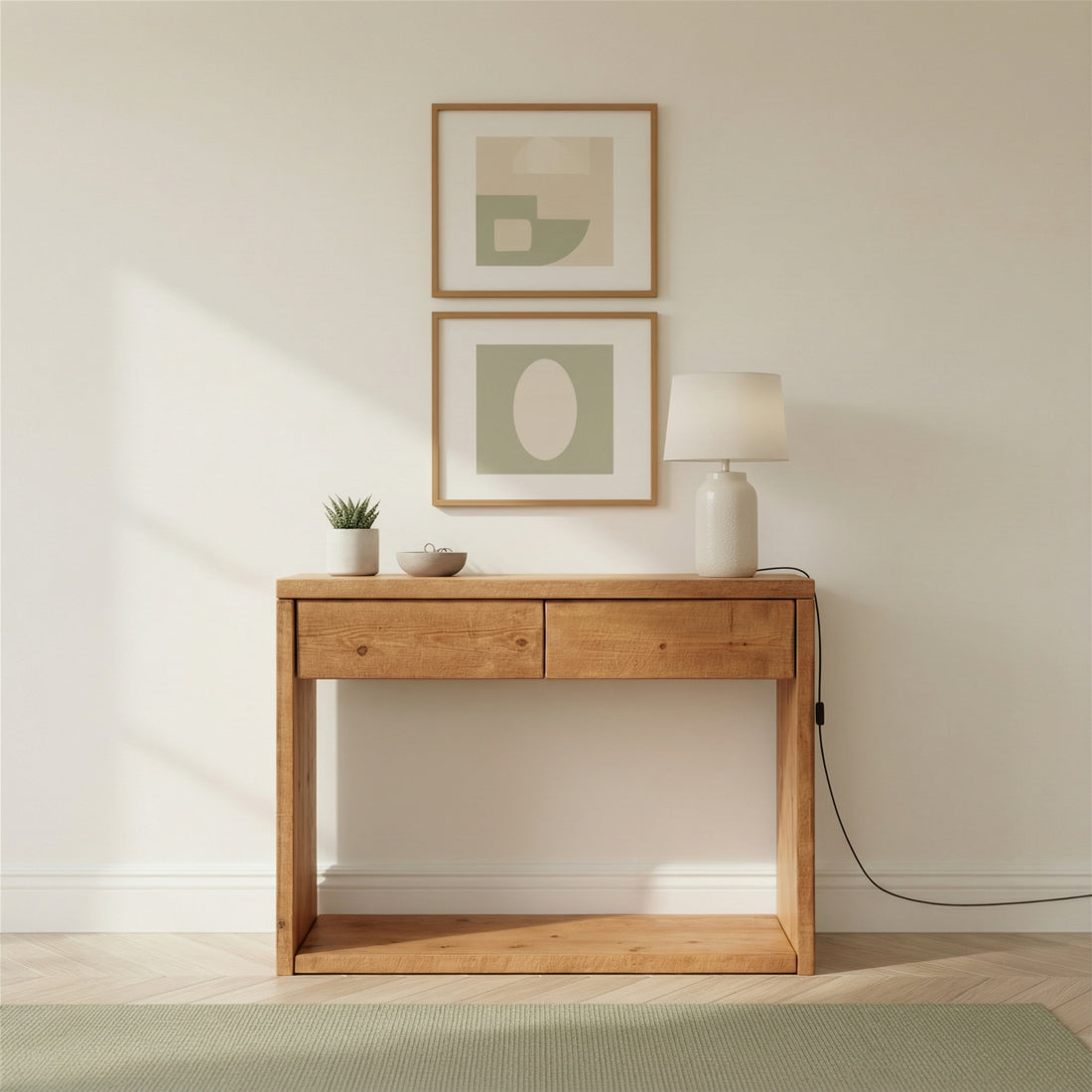 Small Console Table With Drawers | Pandon Small Console Table