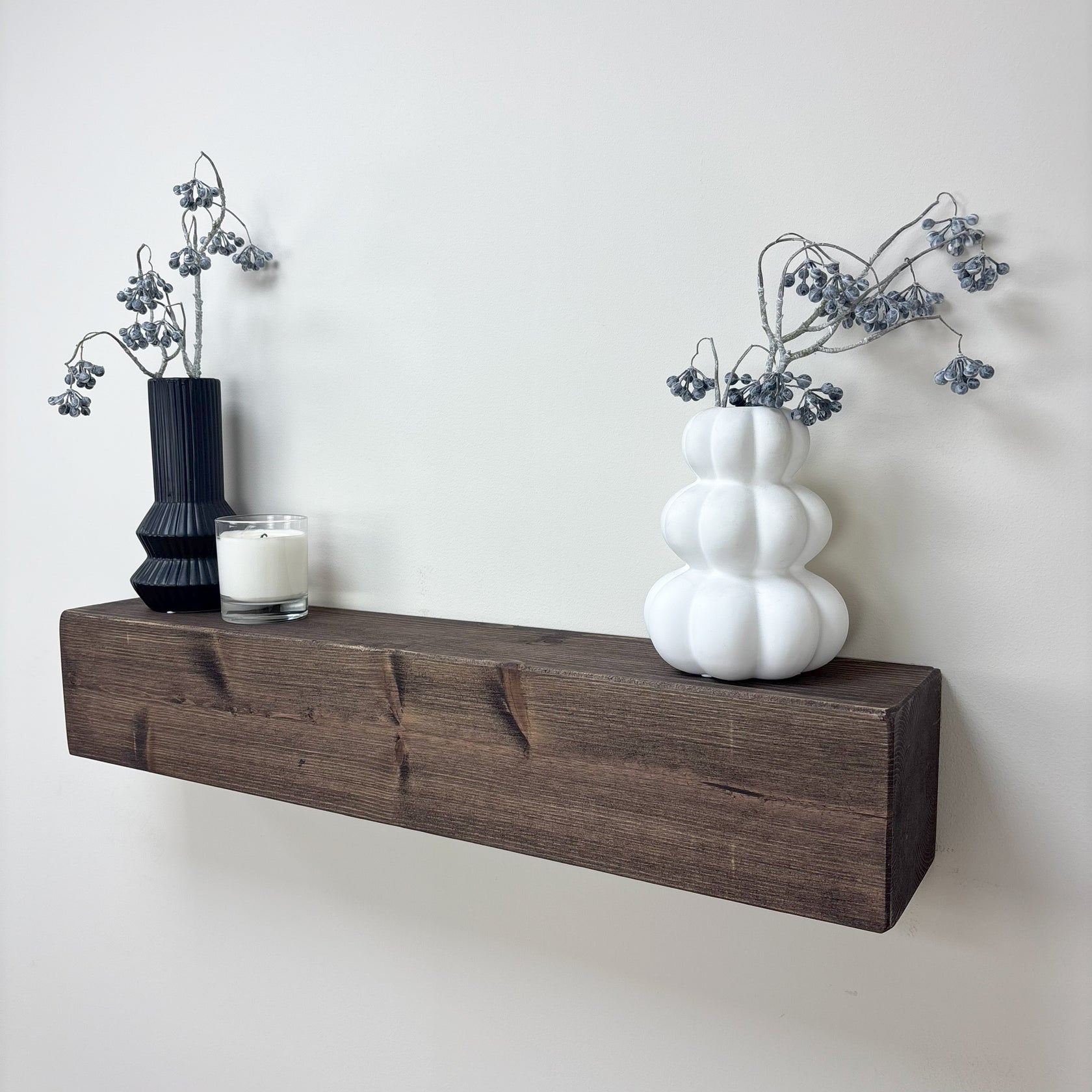 Rustic Fireplace Beam | 6x6" | Handmade in 3-5 Days