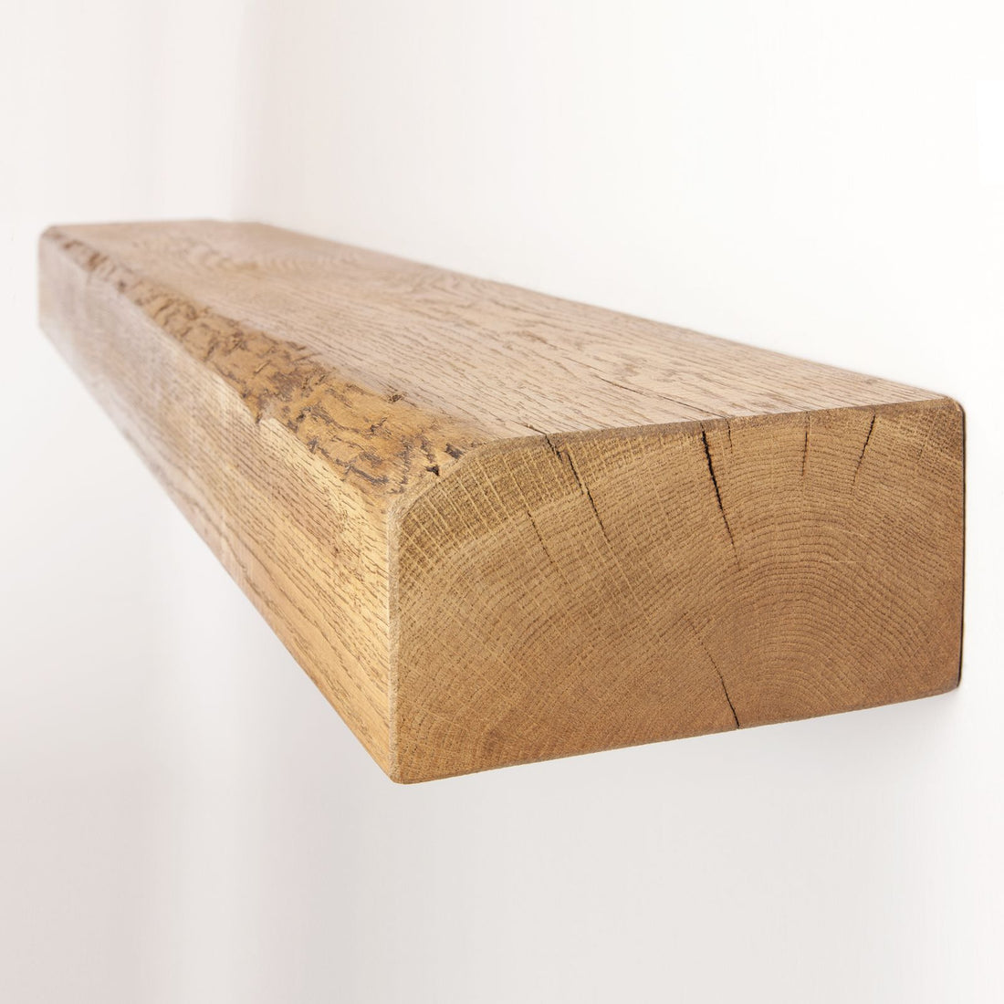 Solid Oak Floating Shelf | 8 x 4" | Handmade in the UK | Handmade 3-5 Days
