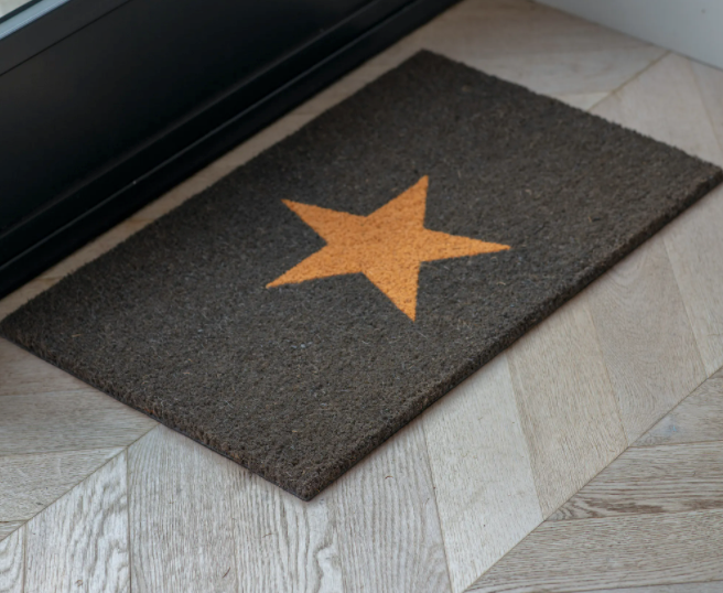 Charcoal Star Doormat | £12 | Next Day Dispatch