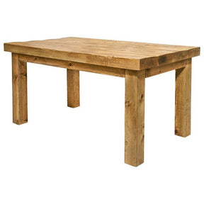 Chopwell Dining Table | Chunky, Rustic Solid Wood Dining Table