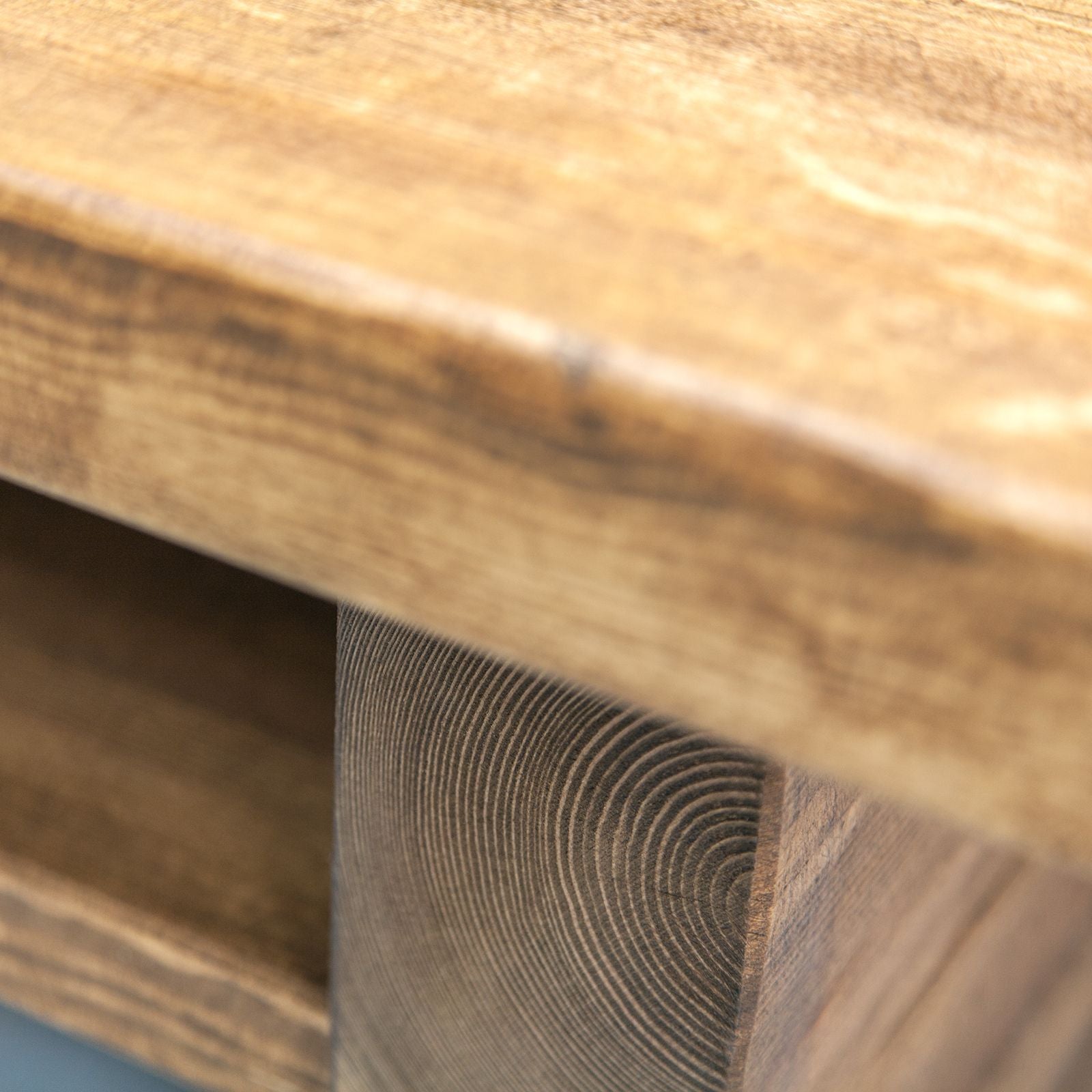 Tall Wooden Coffee Table With Storage | Handmade In 2 Weeks