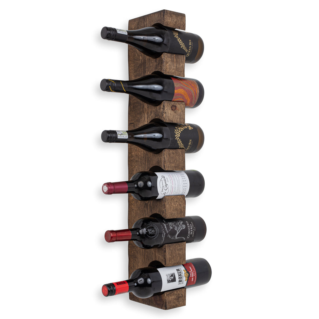 Chopwell Rustic Wooden Wine Rack | Handcrafted UK