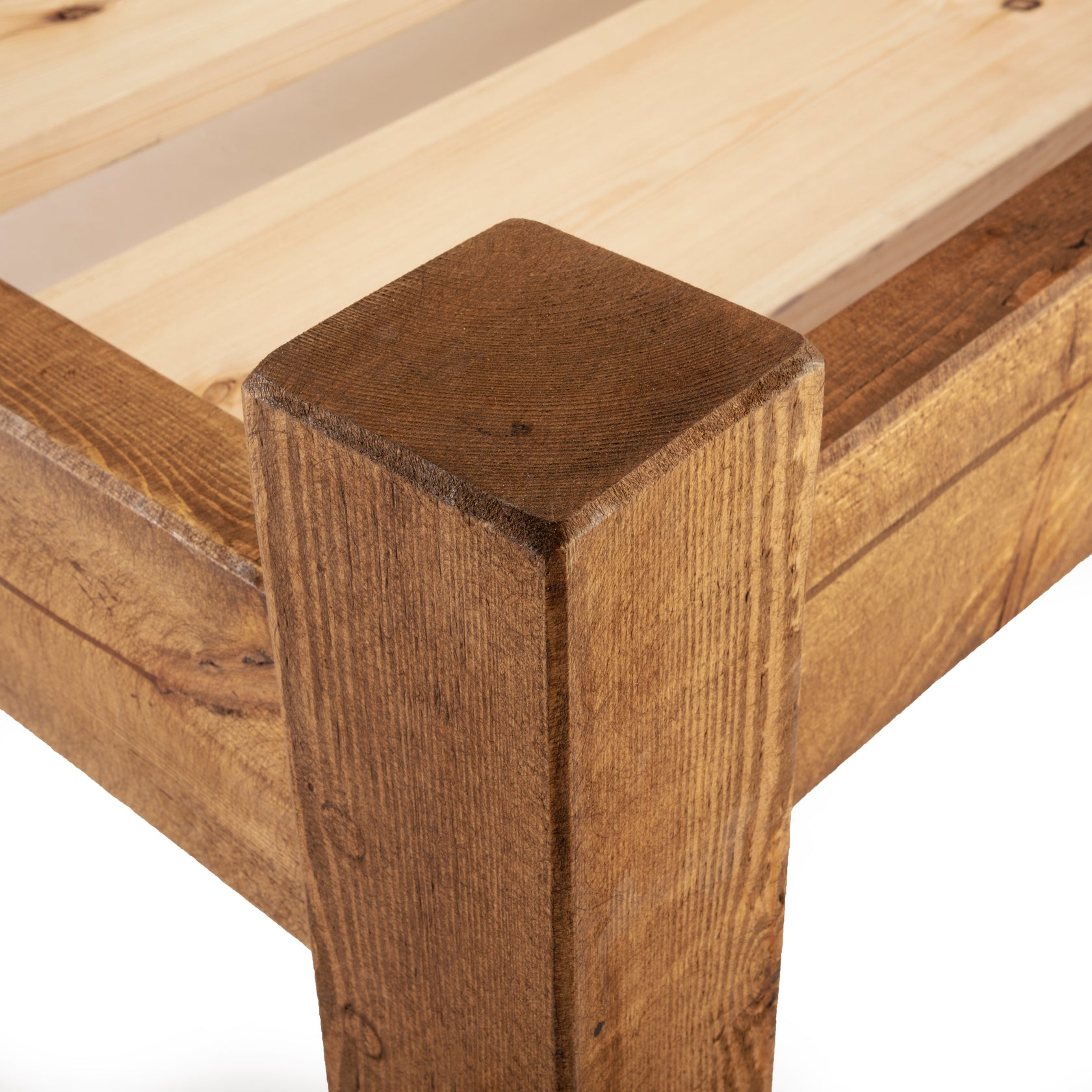 Coleridge Solid Wood Bed Frame | Handmade Wooden Bed