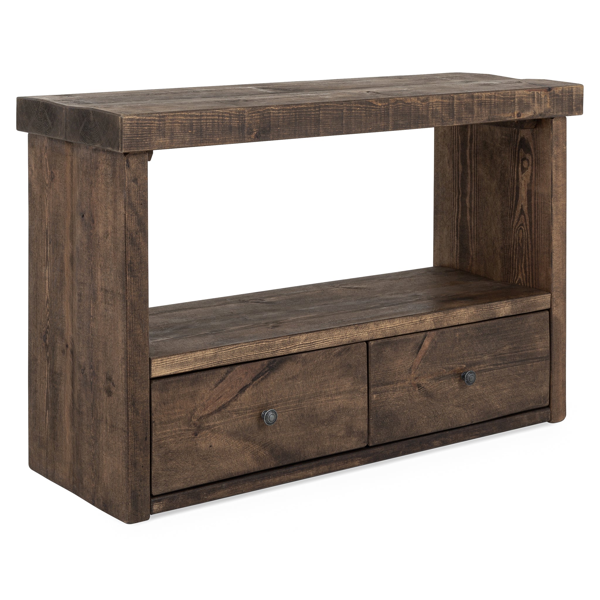 Derwent Rustic Console Table With Storage | Hallways