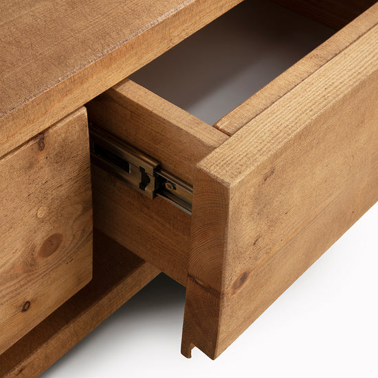 Small TV Unit | Pandon TV Stand 2 Drawers