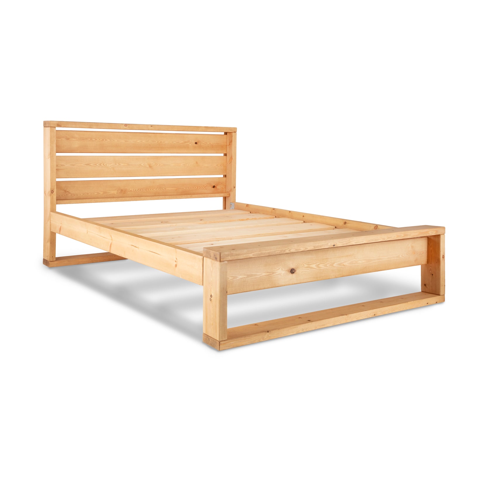Sandyford Slatted Headboard Bed Frame | Scandi Style