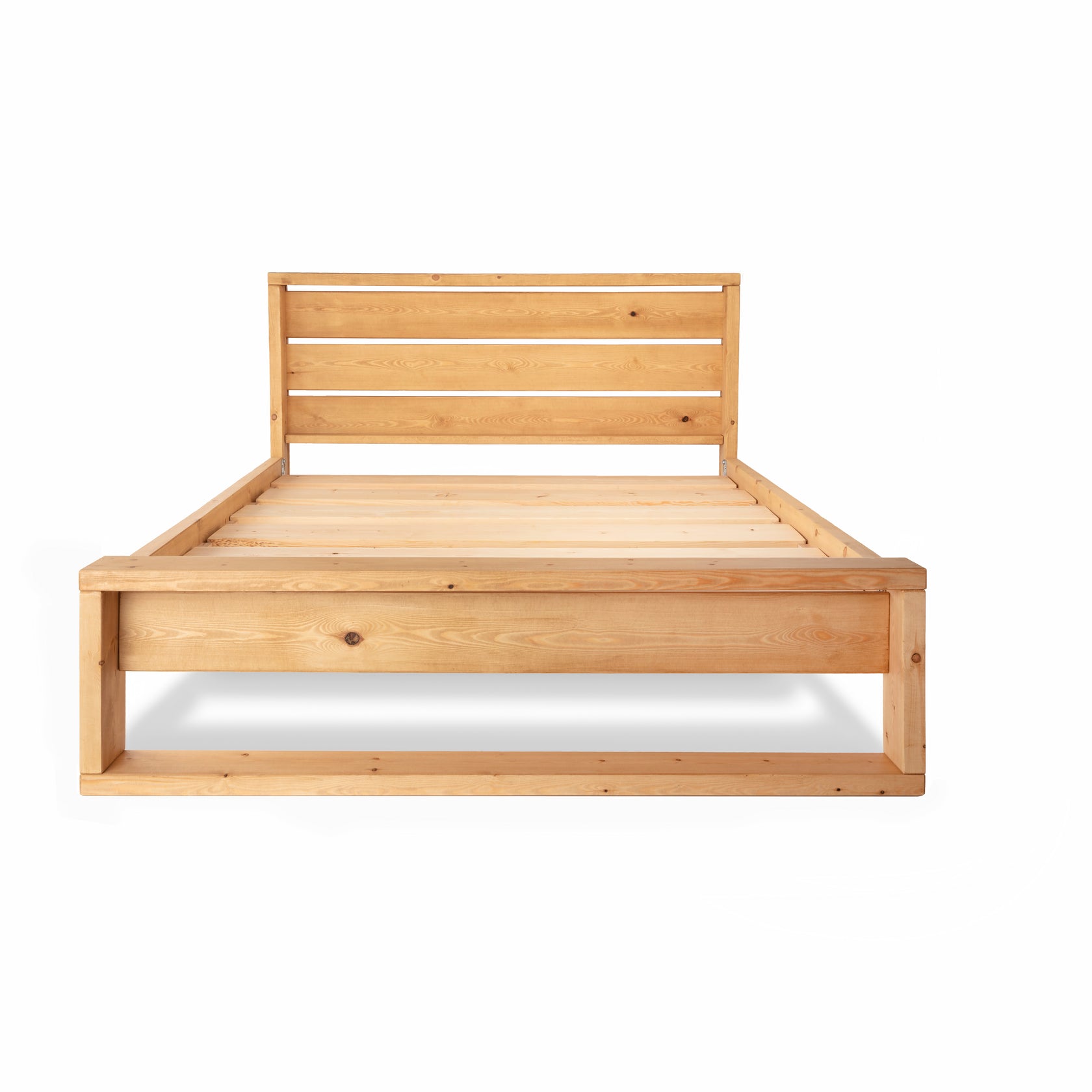 Sandyford Slatted Headboard Bed Frame | Scandi Style