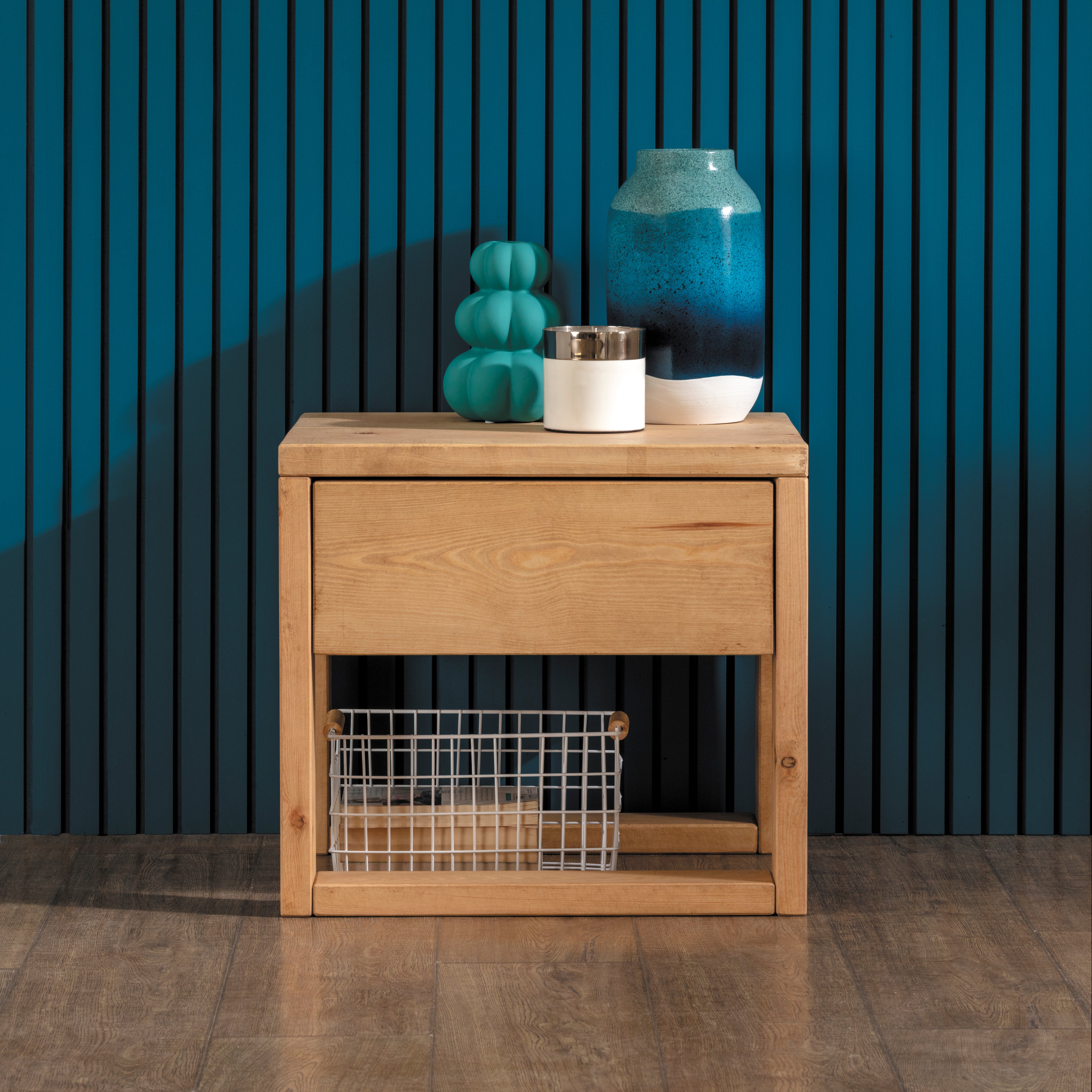 Scandi Style Bedside Table | Sandyford Bedside Table With Drawer