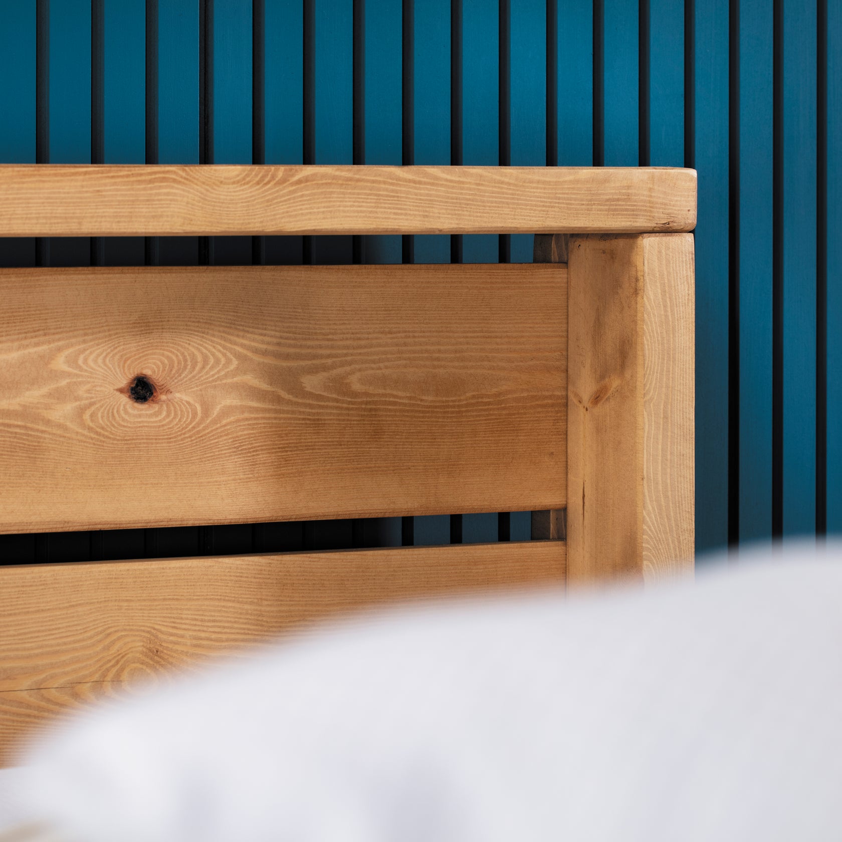 Sandyford Slatted Headboard Bed Frame | Scandi Style