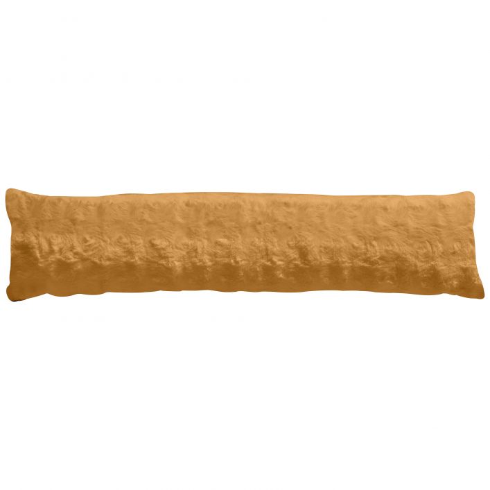 Yellow Draught Excluder | Faux Fur