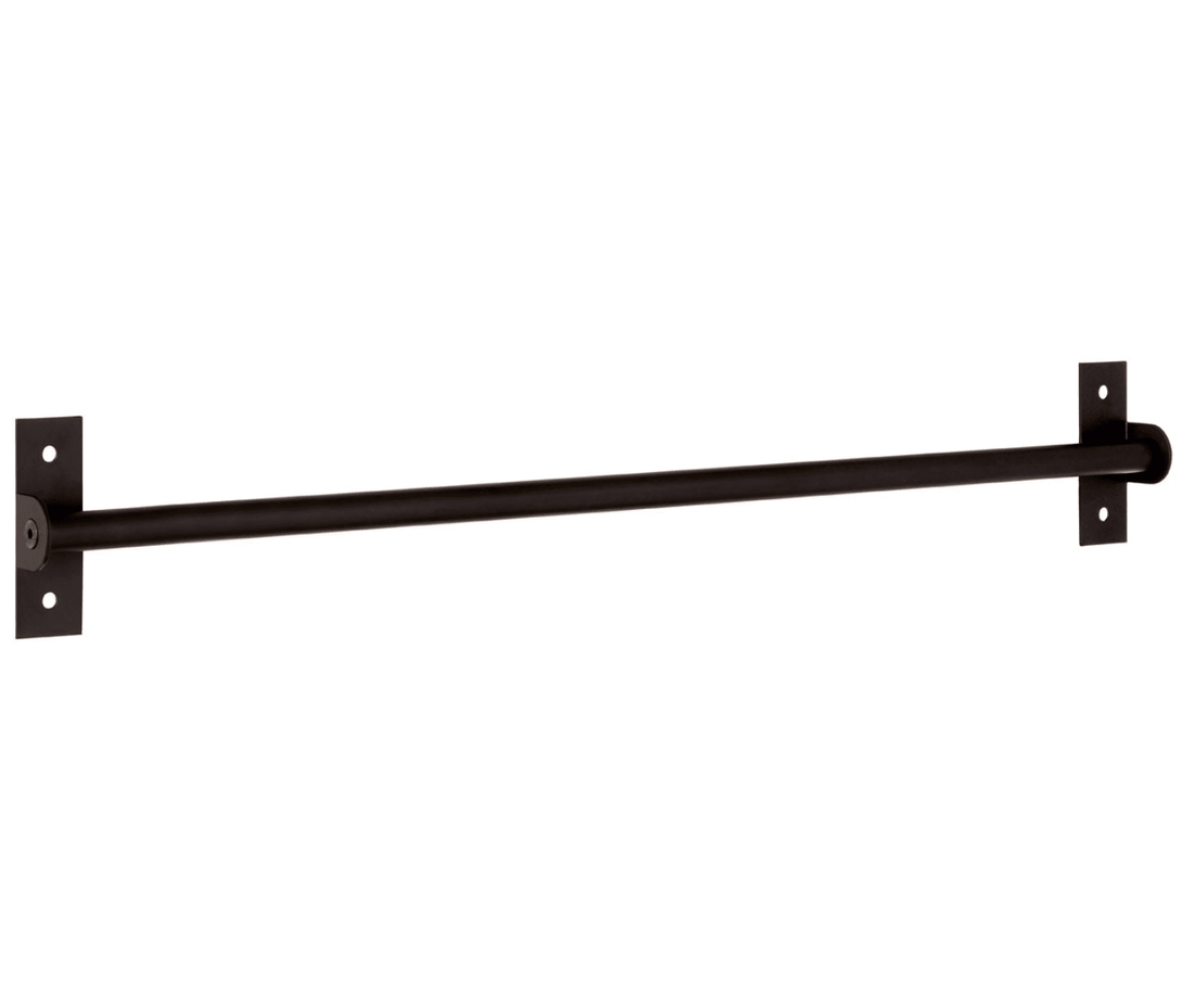 Black Metal Hanging Rail | Next Day Dispatch