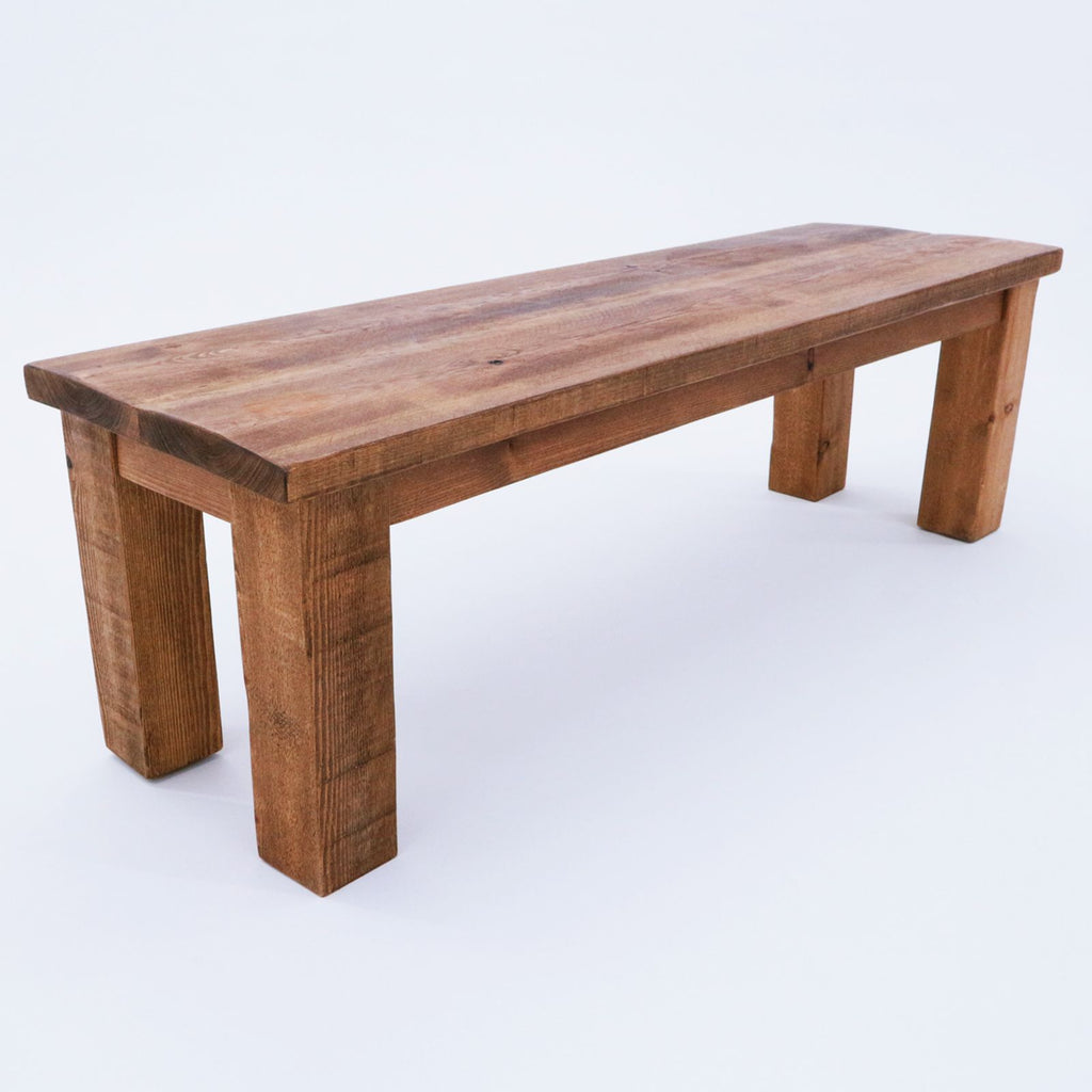 Coleridge Rustic Solid Wood Dining Bench | Choice Of Lengths