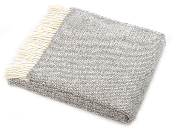 Grey Wool Throw|Ethical Shopping|Next Day Disp